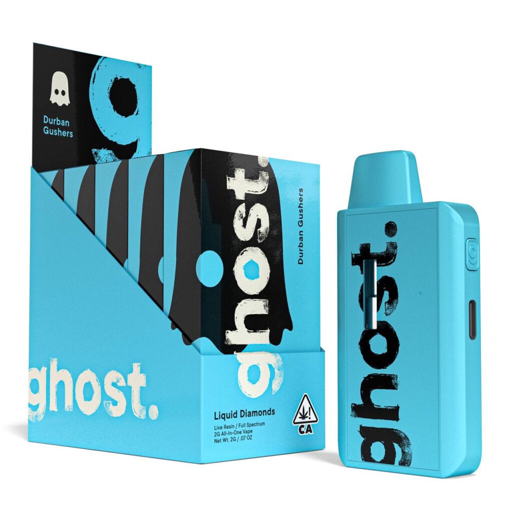 Ghost Disposable Durban Gushers -Liquid Diamonds + Live Resin