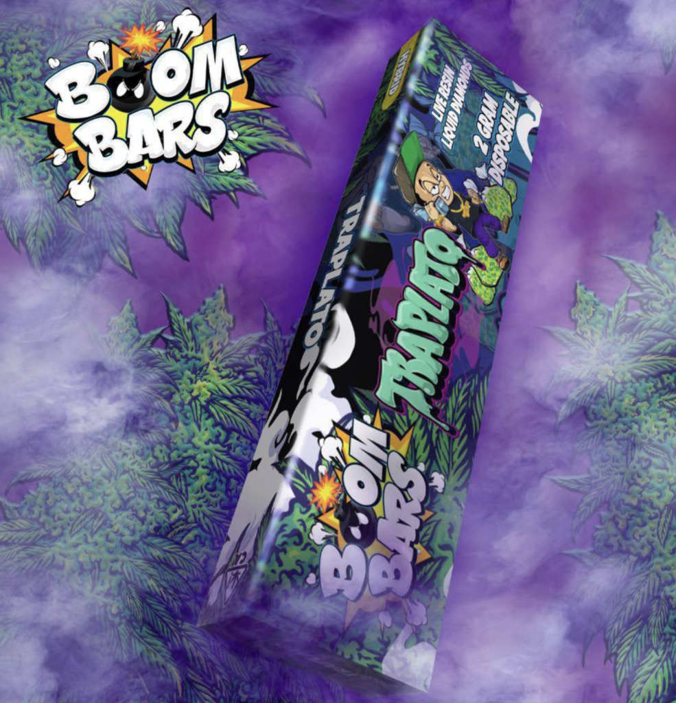 Boom Bars Disposable Traplato - 2Gram Live Resin + Liquid Diamon