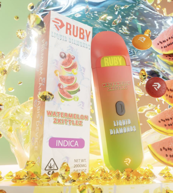Ruby Watermelon Zkittlez Disposable - Disposable Brand