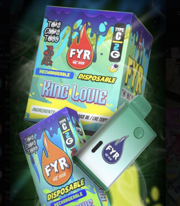 Fyr Disposable King Louie - Disposable Brand